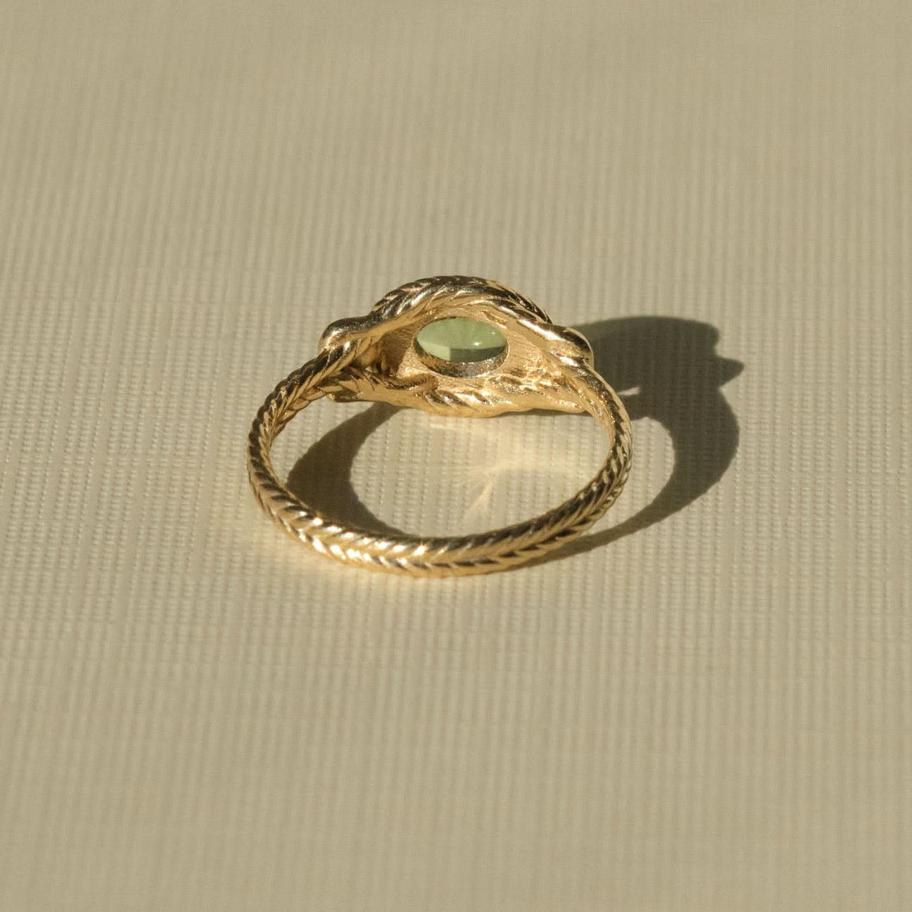 Ancient Heirloom Peridot Ring | Solid Gold | Common Era
