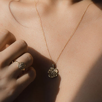 Medusa Mini Medallion Necklace | Greek Goddess Jewelry | Common Era