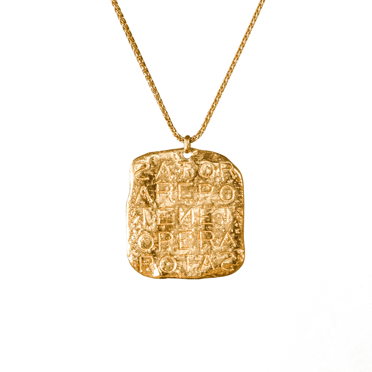 Sator Square Talisman Necklace | Ancient Protection Symbol Jewelry ...