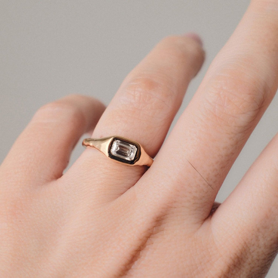 Octavia Engagement Ring | Emerald-Cut Diamond | Common Era