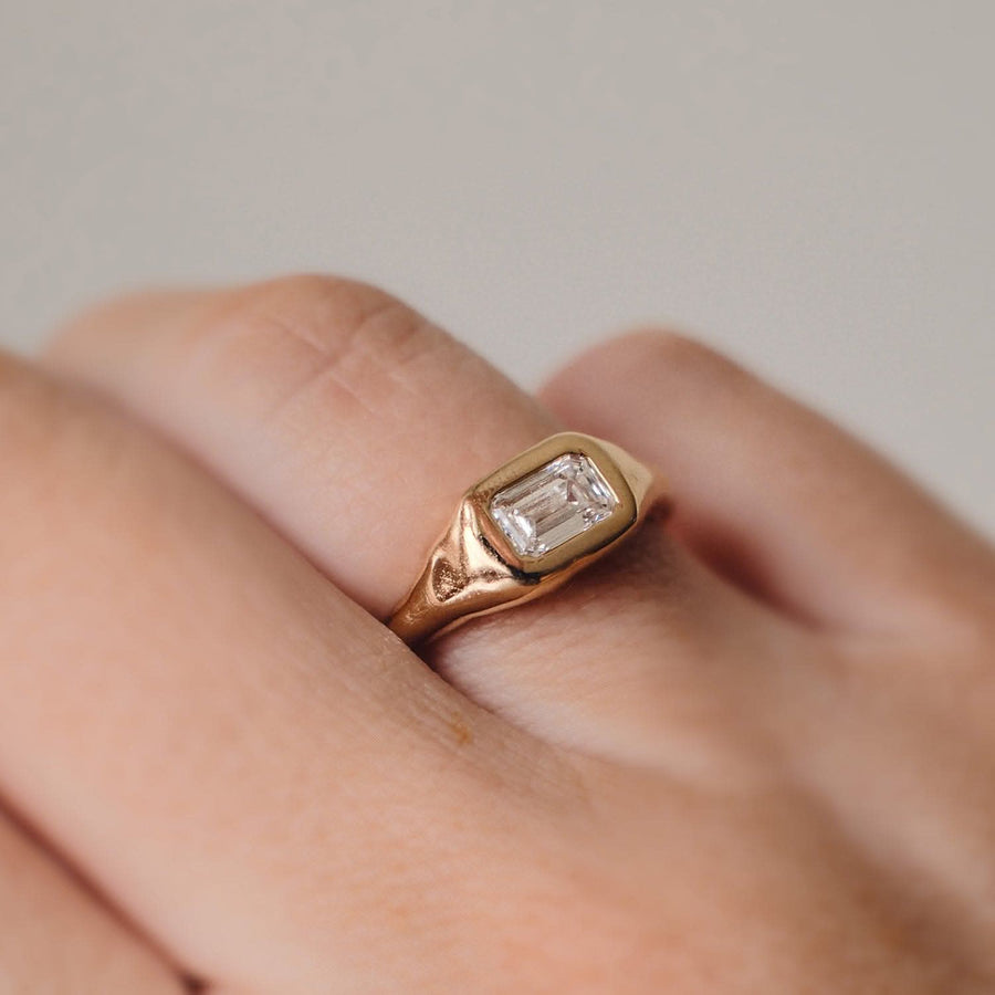 Octavia Engagement Ring | Emerald-Cut Diamond | Common Era
