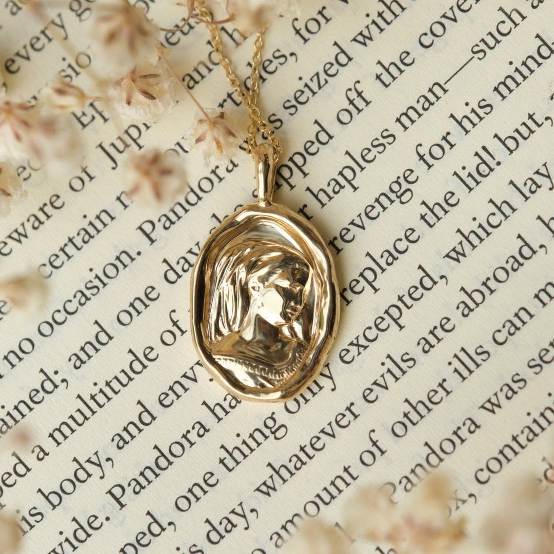 Pandora Necklace - Molten Gold Pendant – COMMON ERA